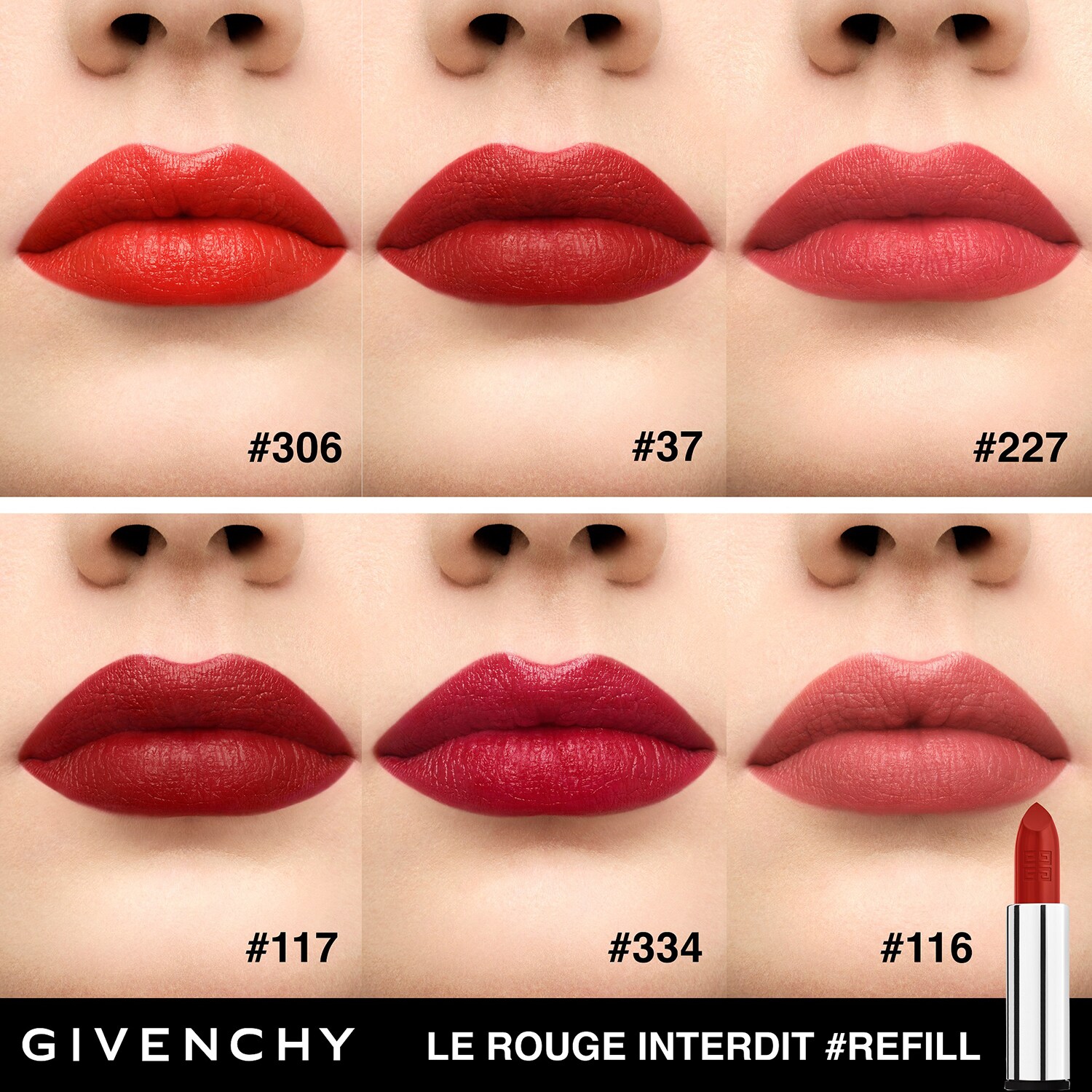 GIVENCHY Le Rouge Interdit Intense Silk - Rossetto ≡ SEPHORA