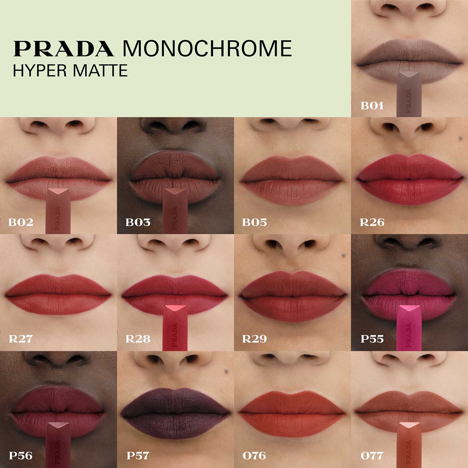 PRADA Prada Monochrome - Rossetto Hyper Matte a Lunga Tenuta ≡ SEPHORA