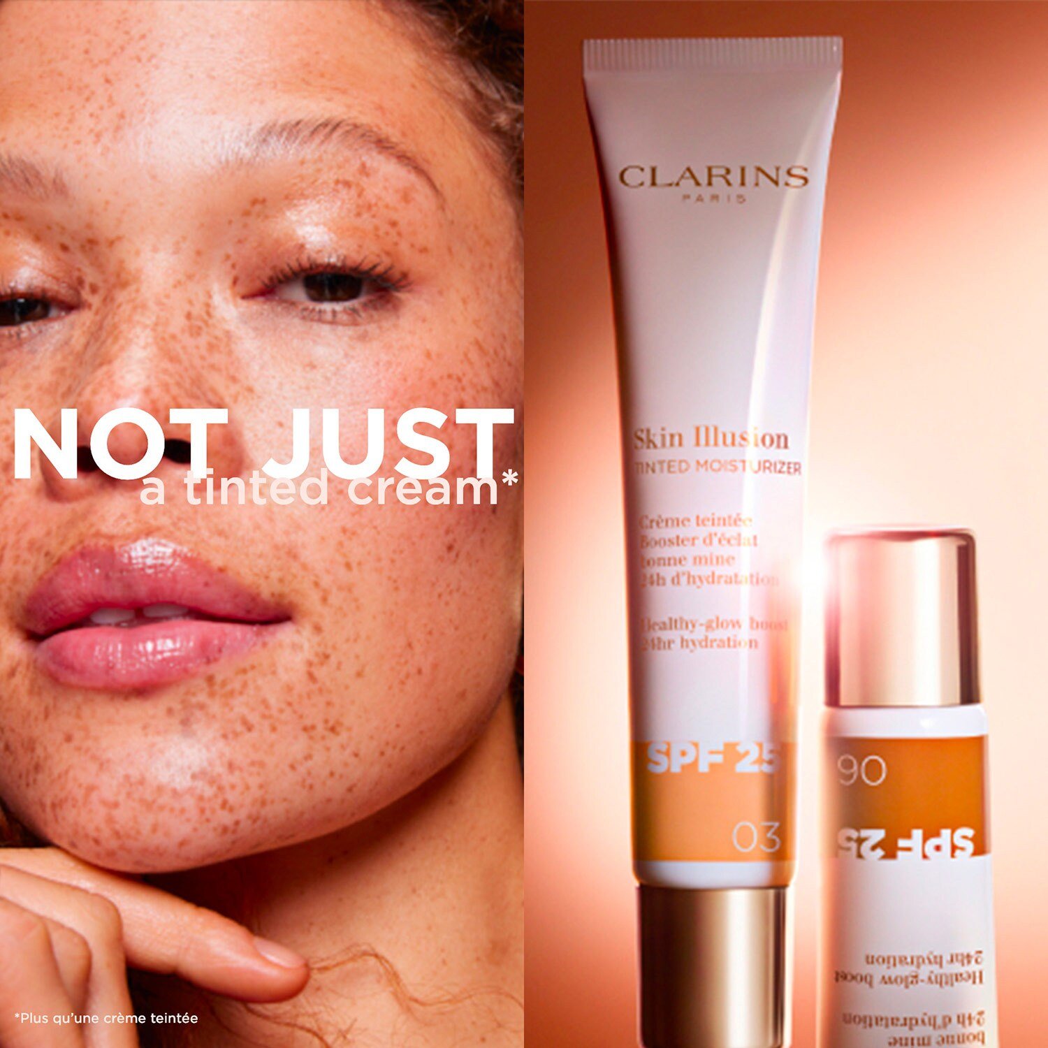 CLARINS Skin Illusion Tinted Moisturizer SPF25 - Crema colorata dal ...