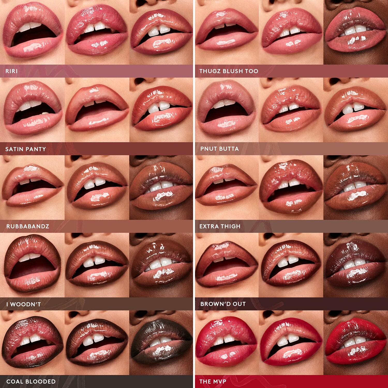 Trace'd Out 01 - Riri (1,24 g) - Matita per labbra di FENTY BEAUTY ≡ ...