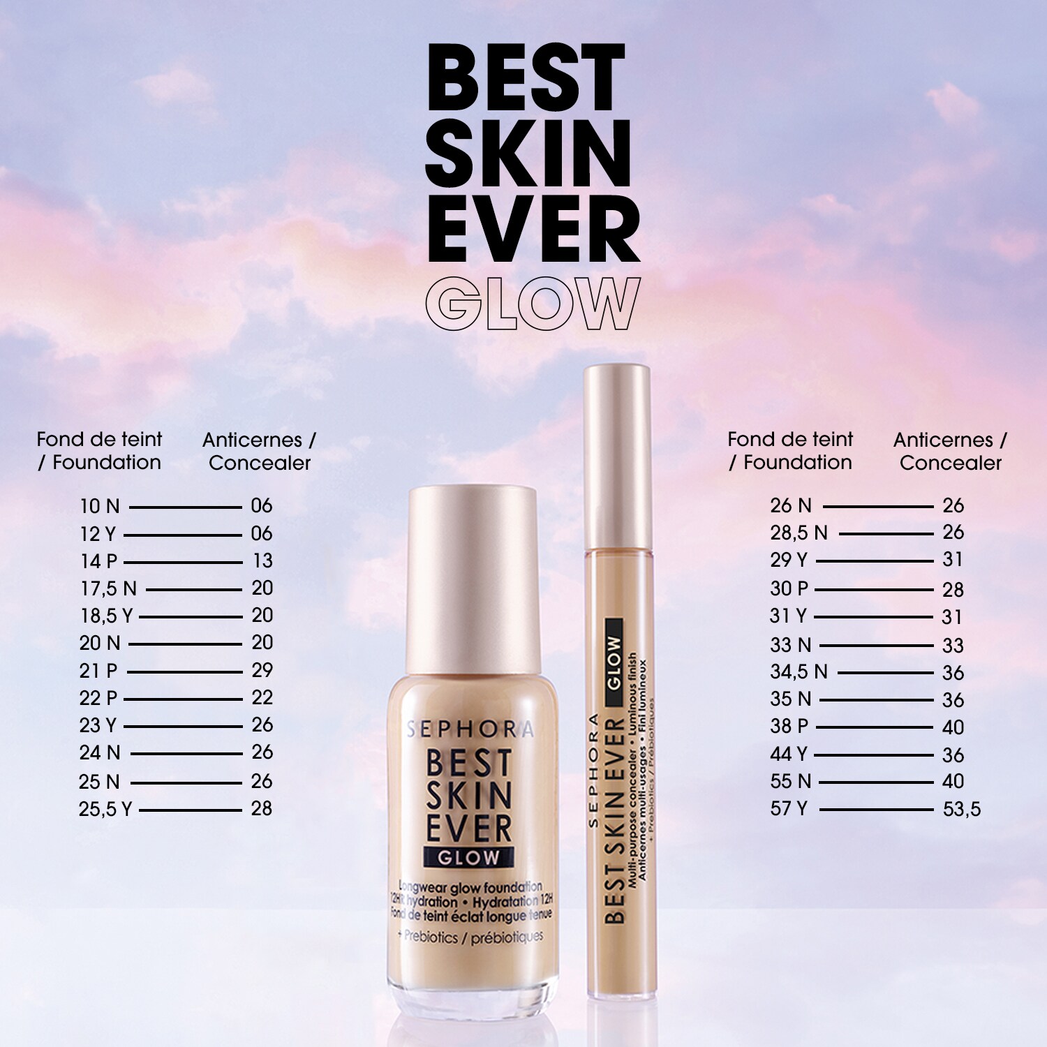 SEPHORA COLLECTION Best Skin Ever Glow - Fondotinta a lunga durata ...