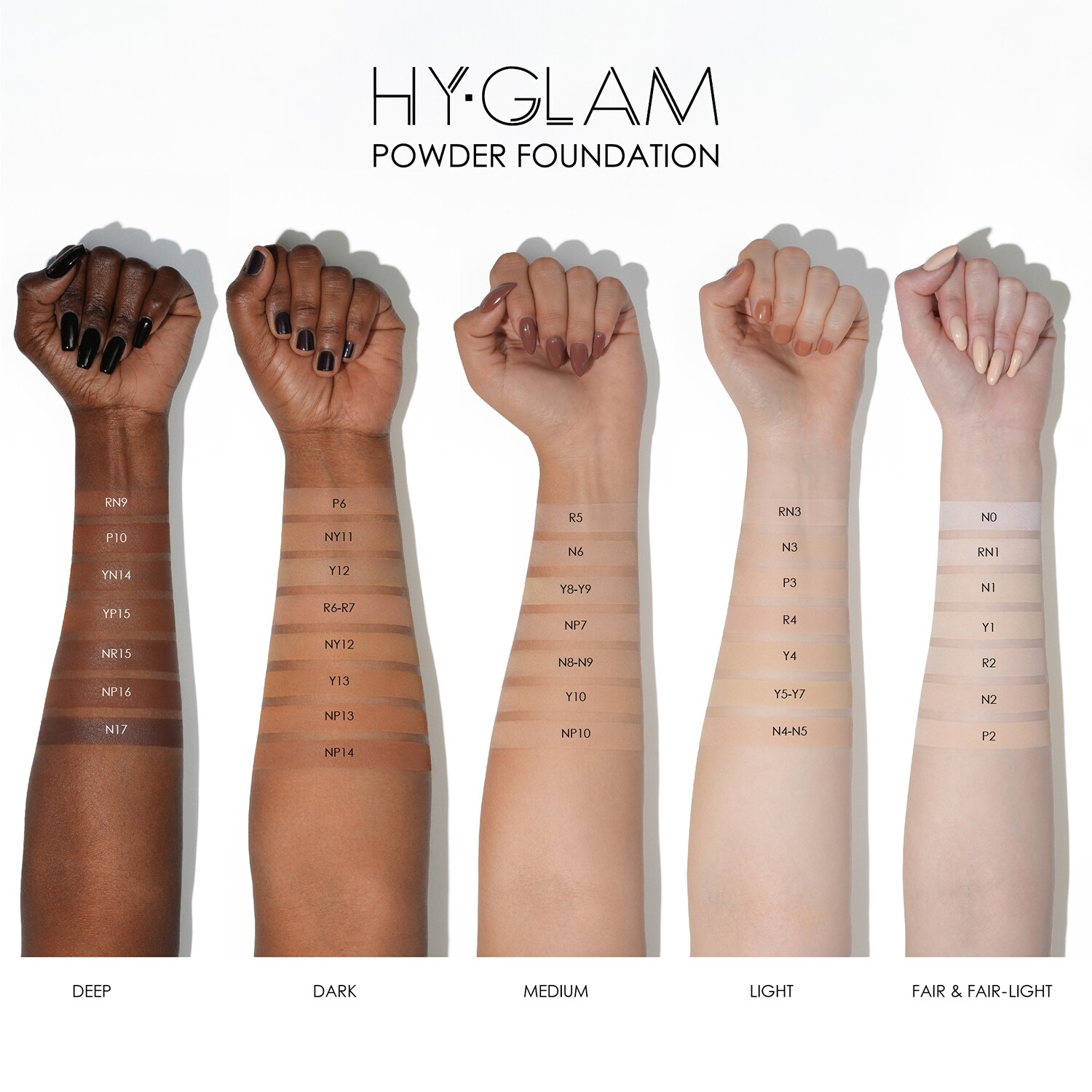 HY-GLAM Powder Foundation NP14 (12,5 g) - Fondotinta in polvere di ...