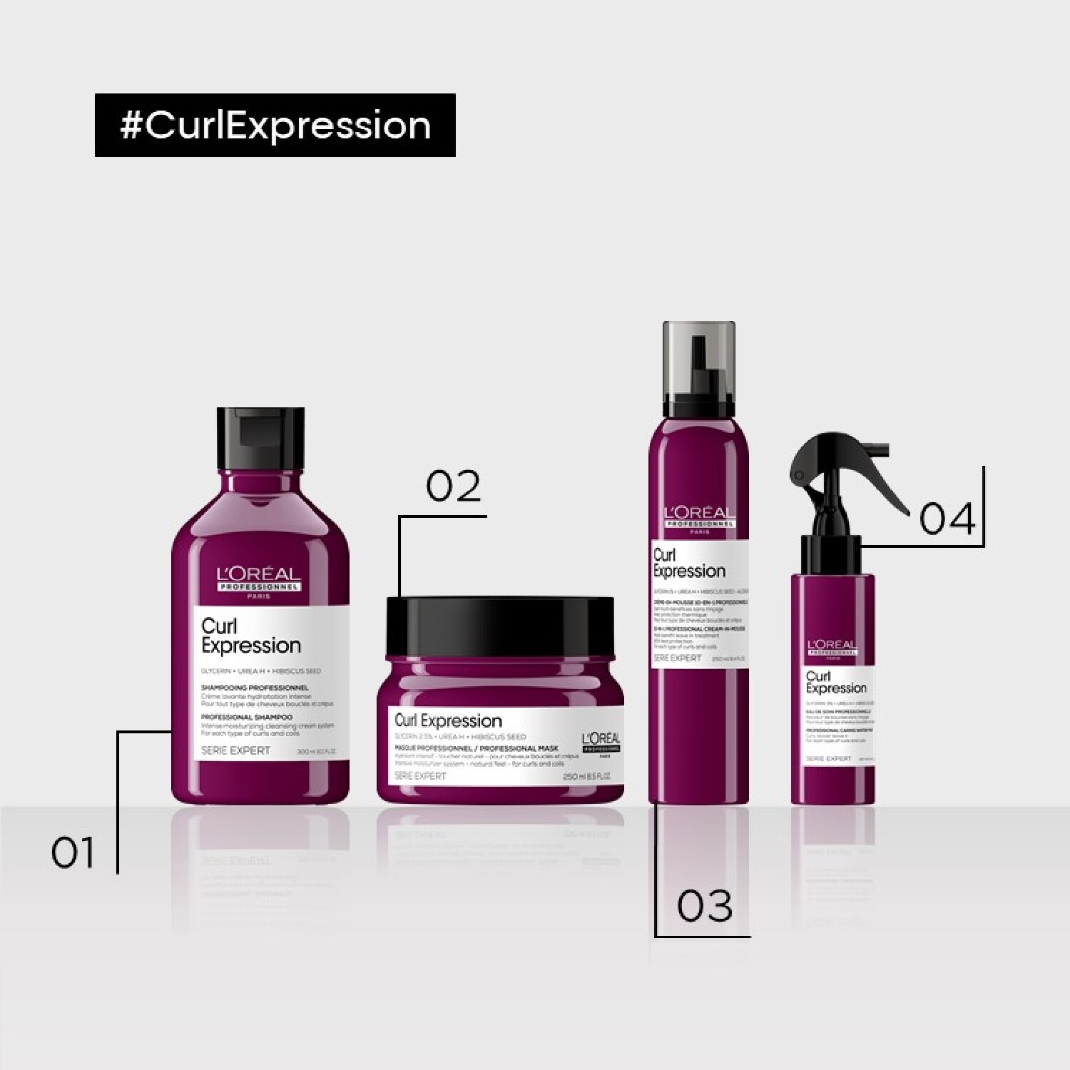 Curl Expression - Spray professionale per capelli ricci e mossi di L ...