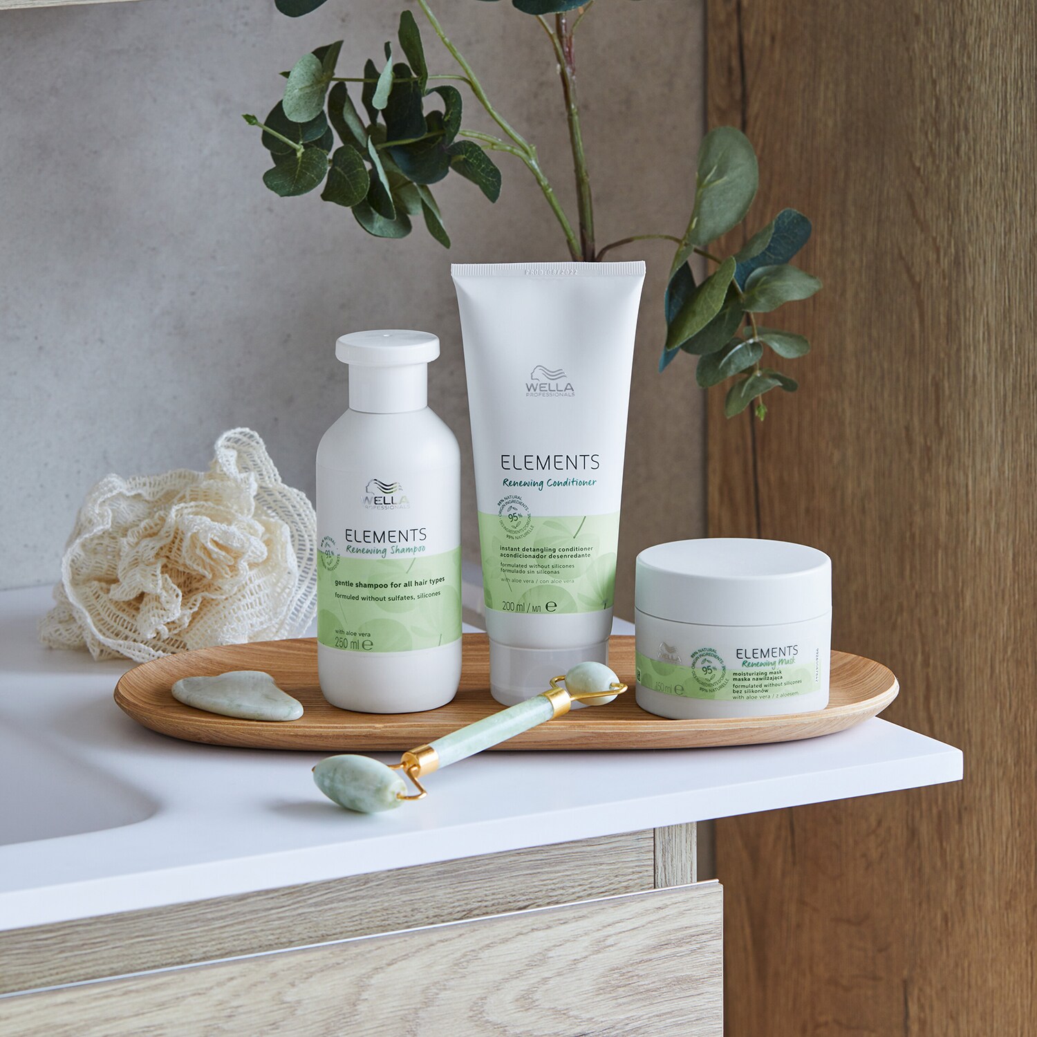 Elements - Shampoo rigenerante senza solfati per tutti i tipi di ...