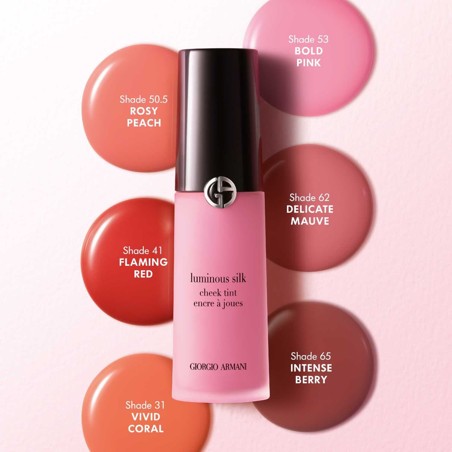 Luminous Silk Cheek Tint 53 - Bold Pink (3.9ml) - Blush liquido di ...
