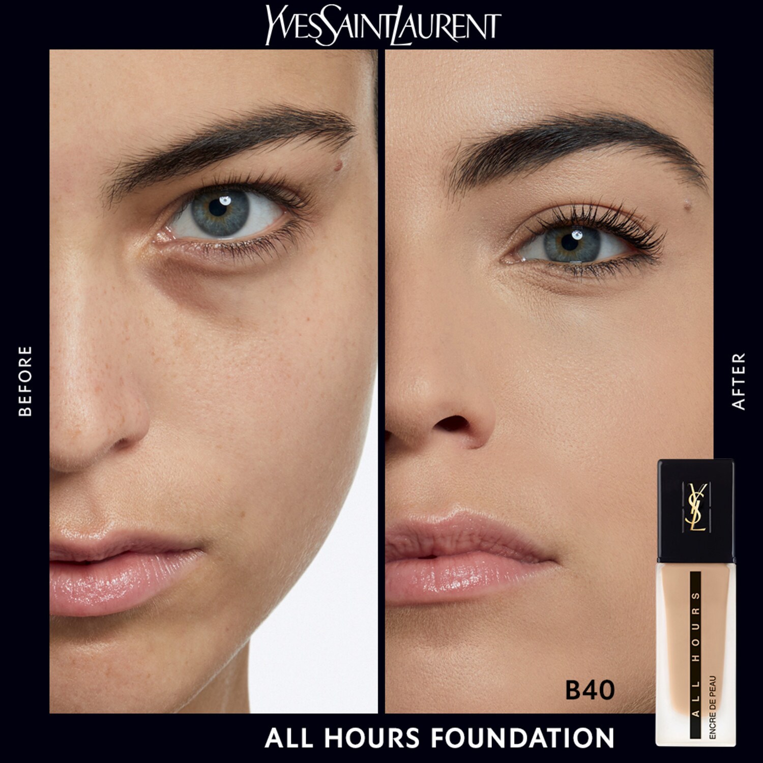 All Hours Foundation - Fondotinta coprente di YVES SAINT LAURENT ≡ SEPHORA