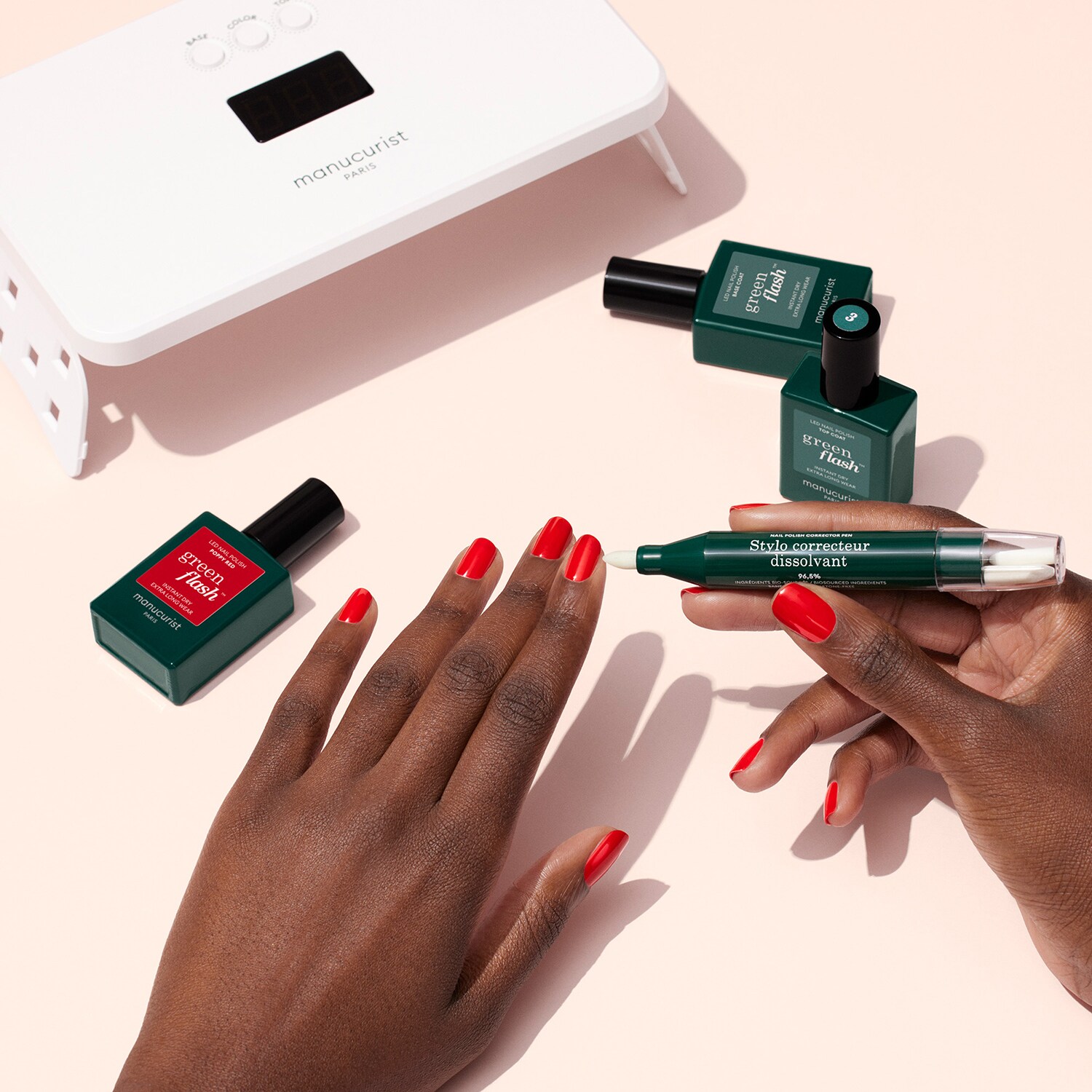 MANUCURIST Green Flash - Kit Pro Hortencia & Poppy Red ≡ SEPHORA