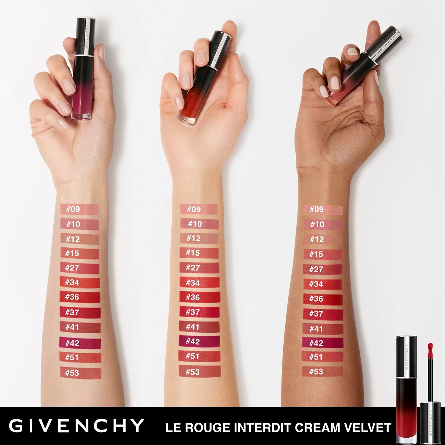 GIVENCHY Le Rouge Interdit Cream Velvet - Rossetto mat ≡ SEPHORA