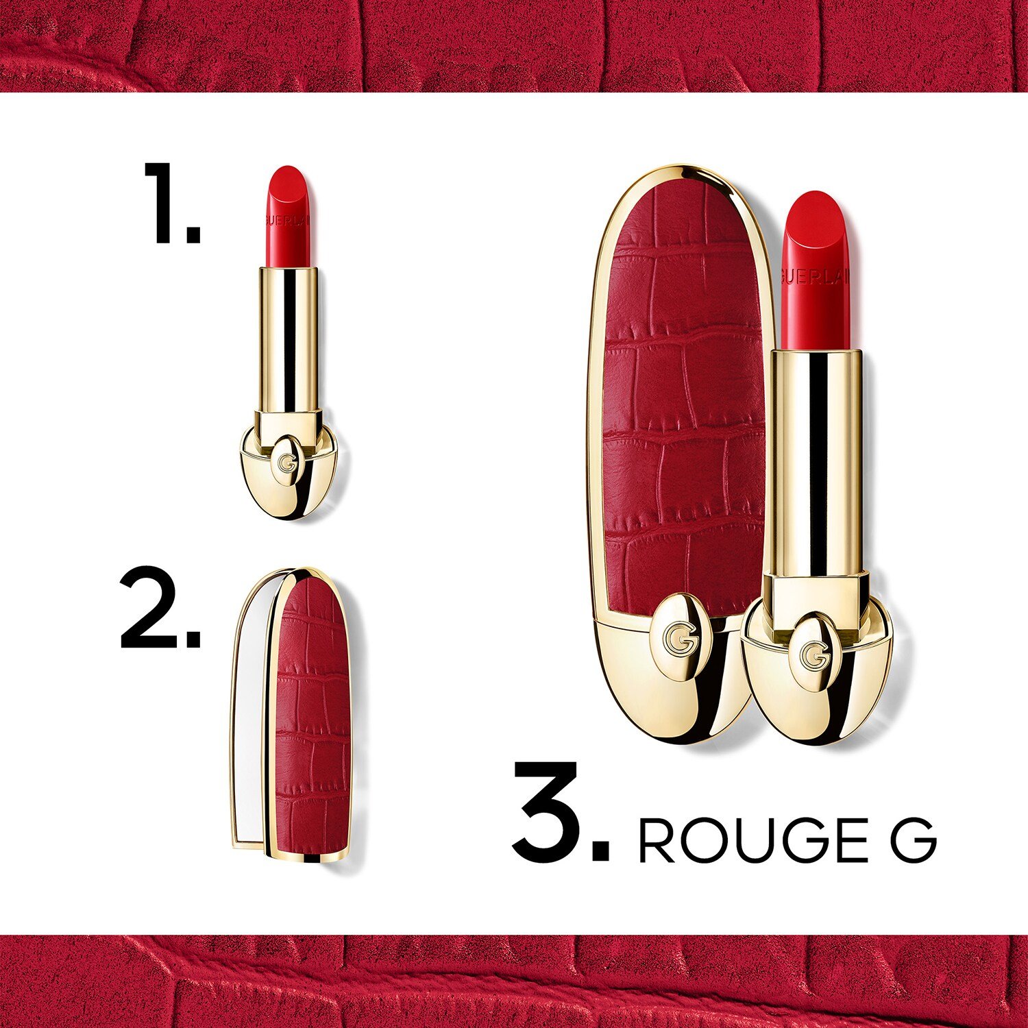 Rouge G Satin - 919 Le Rouge Cassis (3,5g) - La ricarica Il rossetto ...